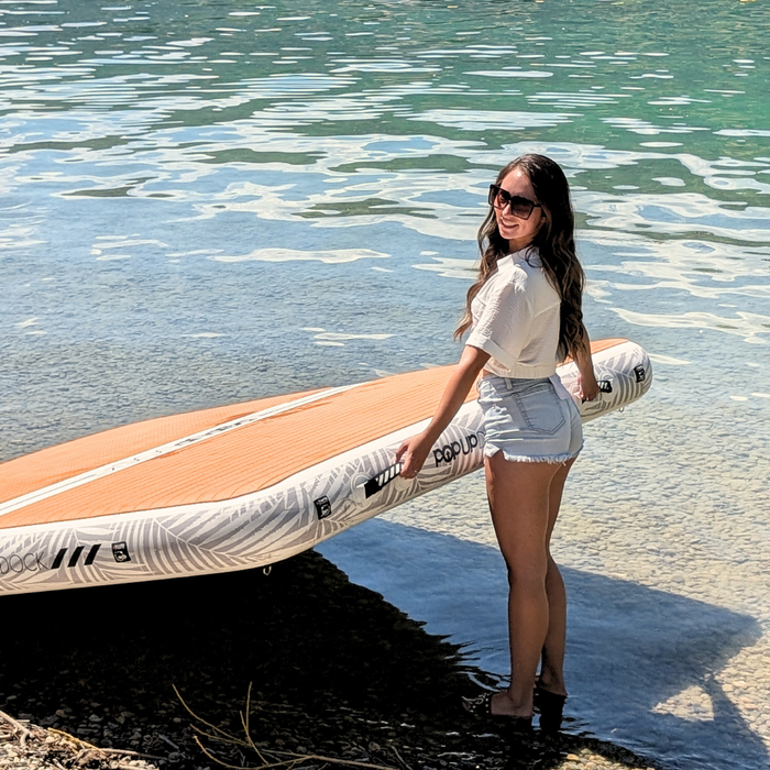 POP UP DOCK - Inflatable Dock - Party Barge - 60 Day Guarantee