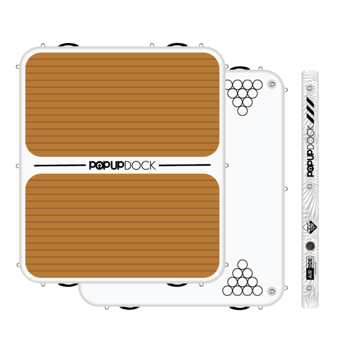 POP UP DOCK - Inflatable Dock - Party Barge - 60 Day Guarantee