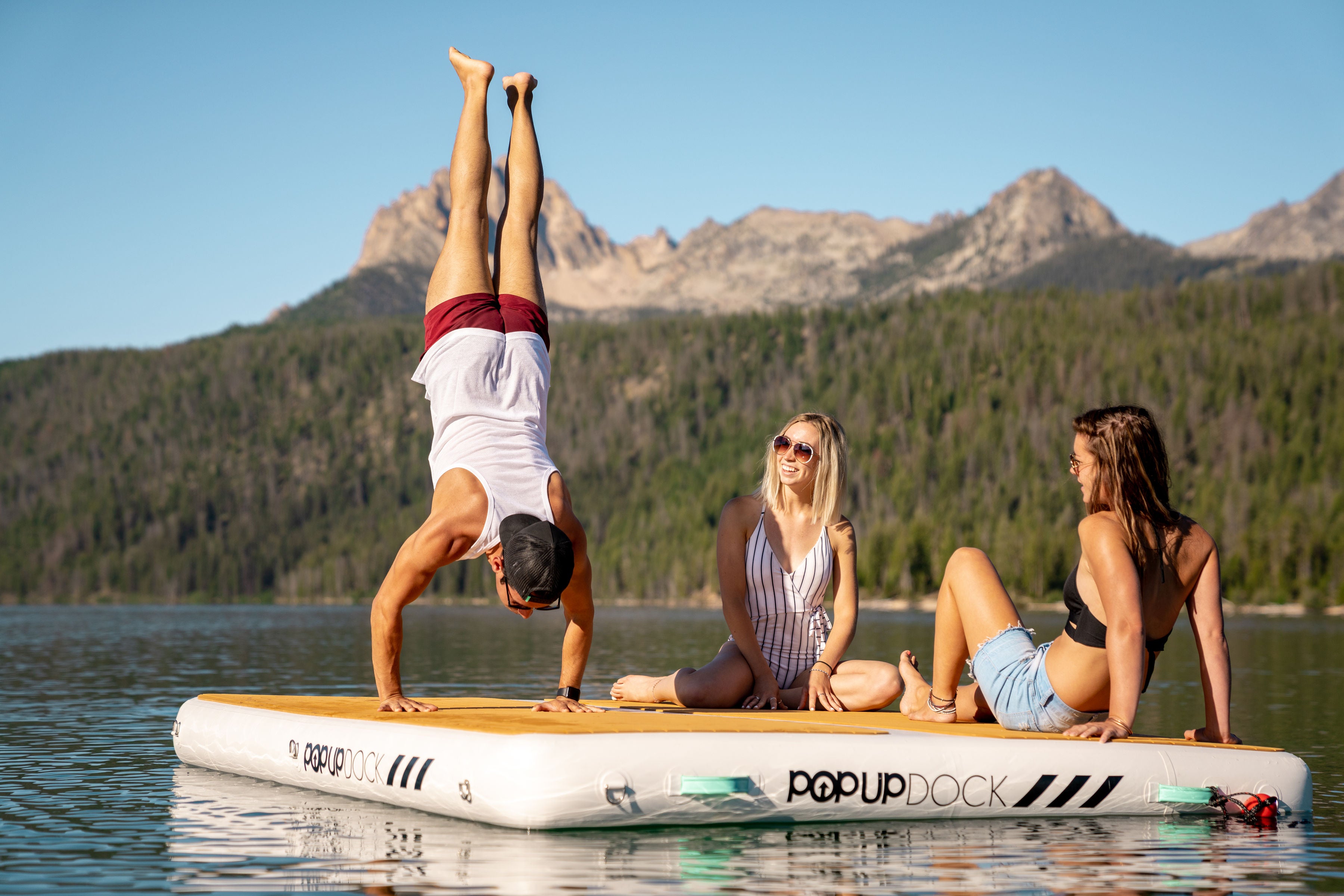 POP UP DOCK - Inflatable Dock - Party Barge - 60 Day Guarantee