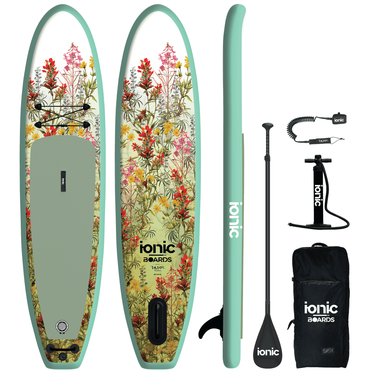 Ionic Green Lotus Yoga Board - Best Inflatable Paddle Board