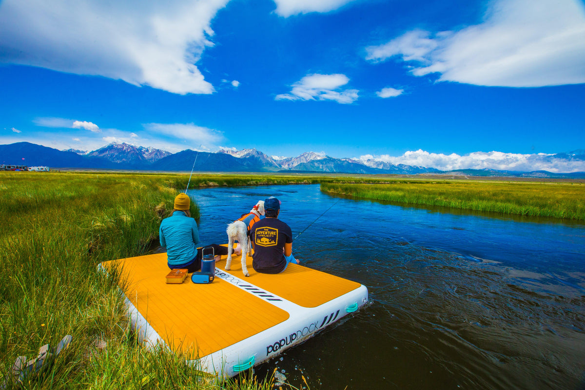 POP UP DOCK - Inflatable Dock - Party Barge - 60 Day Guarantee