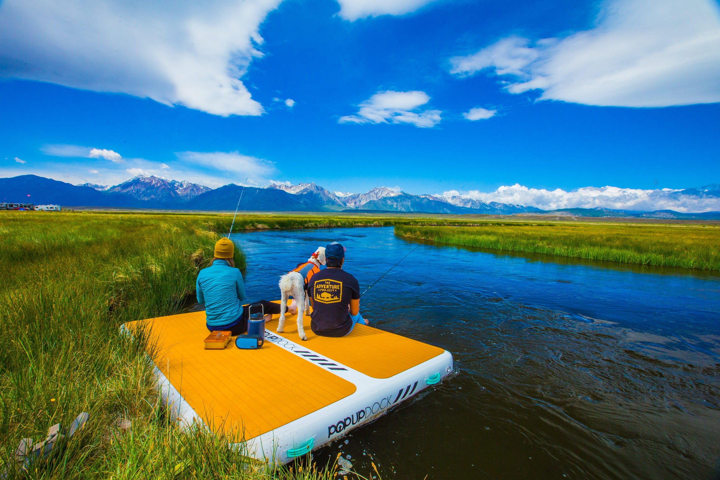 POP UP DOCK - Inflatable Dock - Party Barge - 60 Day Guarantee